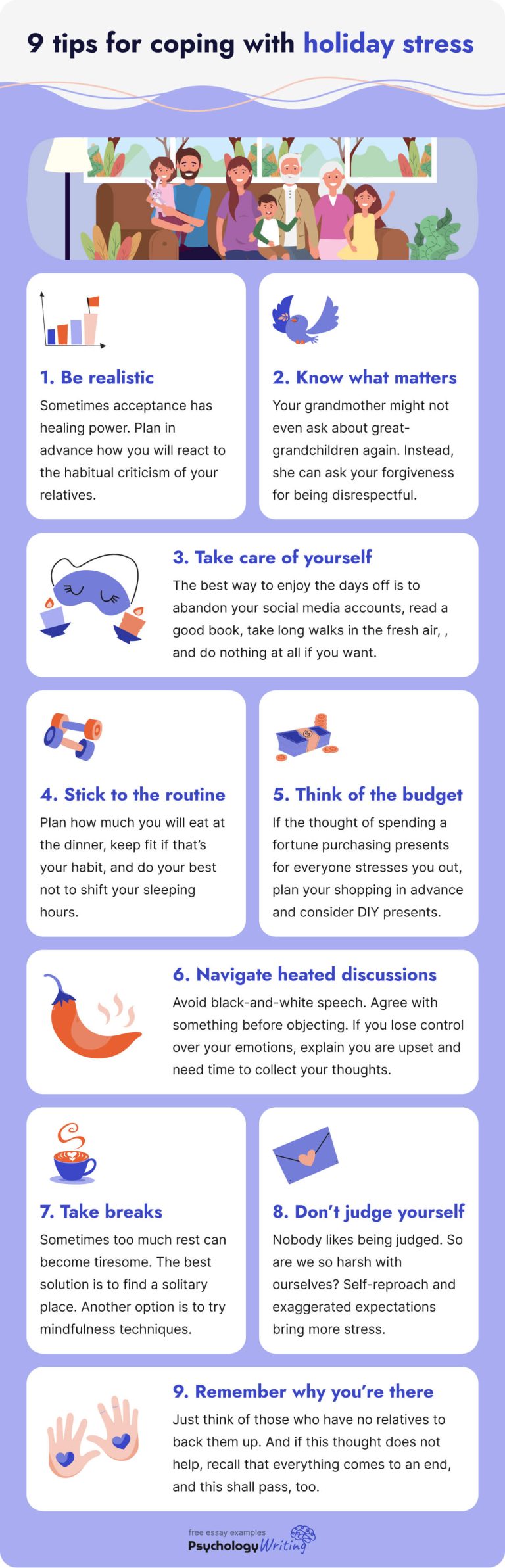 Holiday Anxiety: 8 Symptoms, 7 Causes, & 9 Tips for Coping with Holiday Stress for Students