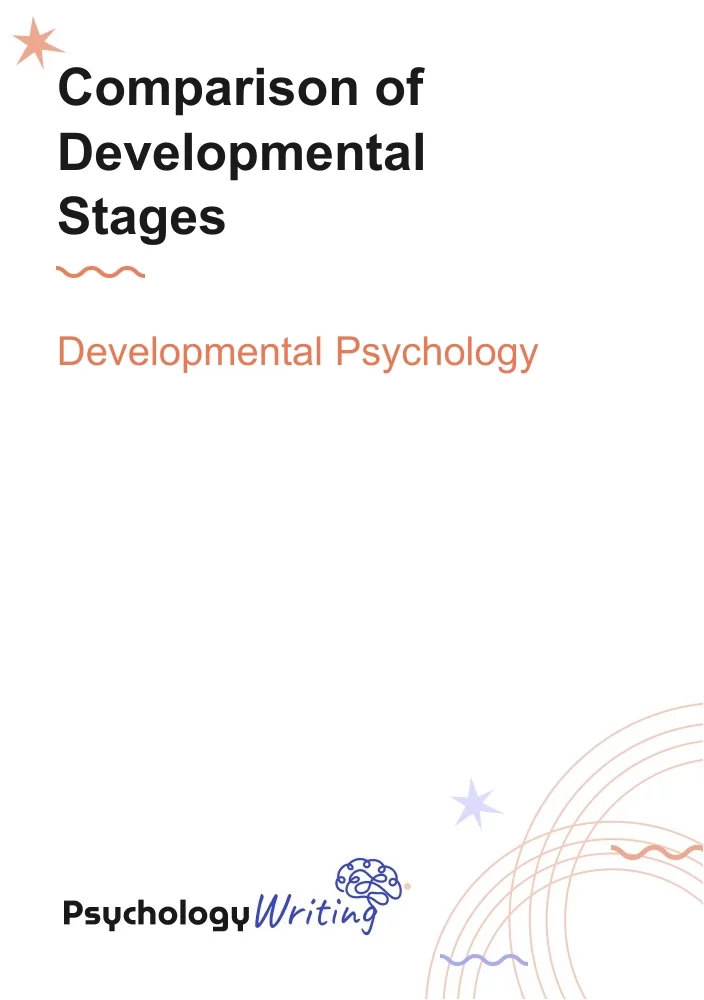Developmental Psychology Stages